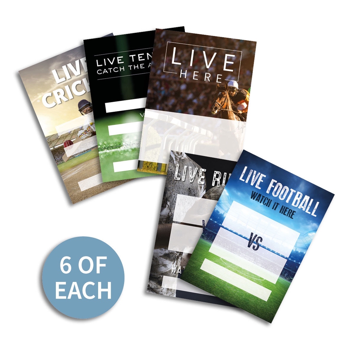Live Sport Poster Bumper Pack – Lords Marketing Shop